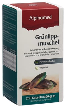 ALPINAMED Moule aux orles verts caps 400 mg 200 pce | Pharmacie Coop ...