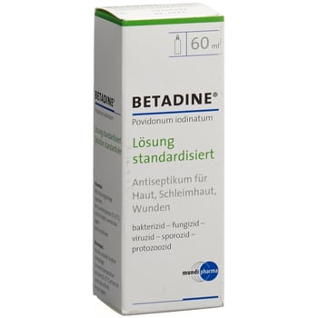Betadine desinfizierende Lösung Lös Fl 60 ml | Coop Vitality Apotheke