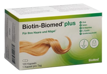 Biotin-Biomed plus Kaps Blist 120 Stk | Coop Vitality Apotheke