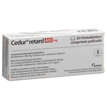 CEDUR retard Ret Filmtabl 400 mg Blist 30 Stk | Coop Vitality Apotheke