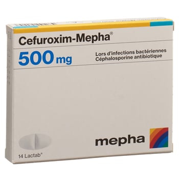 Cefuroxim-Mepha Mepha Filmtabl 500 mg Blist 14 Stk | Coop Vitality Apotheke