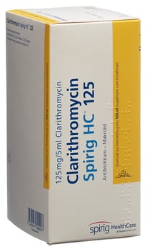 CLARITHROMYCINE Spirig HC Gran 125 mg/5ml zur Herstellung einer ...