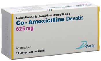CO AMOXICILLINE Devatis Filmtabl 625 mg Blist 20 Stk | Coop Vitality ...