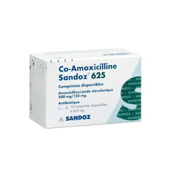 CO AMOXICILLINE Sandoz Disp Tabl 625 mg Blist 10 Stk | Coop Vitality ...