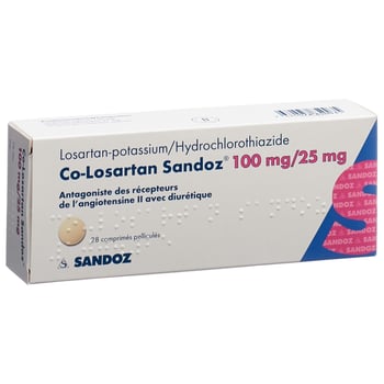 CO LOSARTAN Sandoz Filmtabl 100/25mg Blist 28 Stk | Coop Vitality Apotheke
