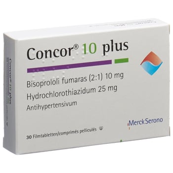 CONCOR 10 plus Filmtabl 10/25 mg Blist 30 Stk | Coop Vitality Apotheke