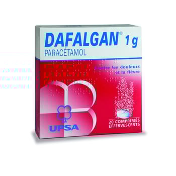 DAFALGAN cpr eff 1 g blist 20 pce | Pharmacie Coop Vitality