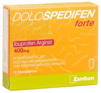 DOLO-SPEDIFEN forte Filmtabl 400 mg Blist 10 Stk | Coop Vitality Apotheke