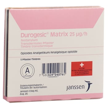 DUROGESIC Matrixpfl 25 mcg/h Btl 5 Stk | Coop Vitality Apotheke