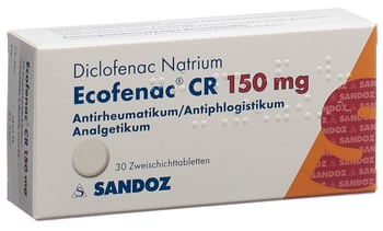 ECOFENAC CR Tabl 150 mg Blist 30 Stk | Coop Vitality Apotheke