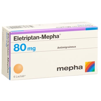 ELETRIPTAN Mepha Filmtabl 80 mg Blist 6 Stk | Coop Vitality Apotheke