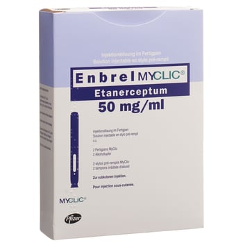 ENBREL MyClic Inj Lös 50 mg/ml Fertpen 1 ml | Coop Vitality Apotheke