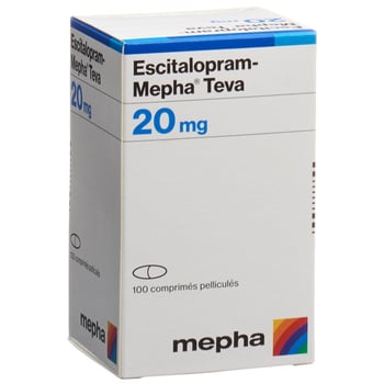 Escitalopram-Mepha Teva Mepha Teva Filmtabl 20 mg Ds 100 Stk | Coop ...