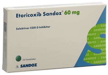 ETORICOXIB Sandoz Filmtabl 60 mg Blist 28 Stk | Coop Vitality Apotheke