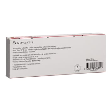 GALVUS Tabl 50 mg Blist 28 Stk | Coop Vitality Apotheke