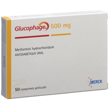 GLUCOPHAGE Filmtabl 500 mg Blist 50 Stk | Coop Vitality Apotheke