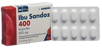 IBU Sandoz Filmtabl 400 mg Blist 10 Stk | Coop Vitality Apotheke