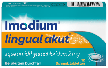 IMODIUM lingual akut Schmelztabl 2 mg Blist 12 Stk | Coop Vitality Apotheke