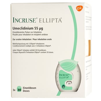 INCRUSE ELLIPTA Inh Plv 55 mcg 30 Dos | Coop Vitality Apotheke