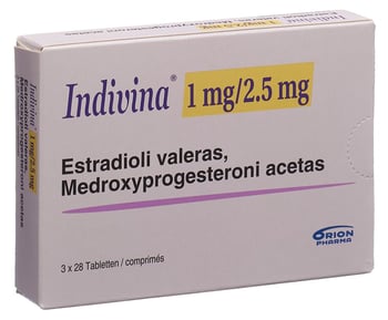 INDIVINA Tabl 1mg/2.5mg Blist 28 Stk | Coop Vitality Apotheke