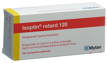 ISOPTIN retard Ret Filmtabl 120 mg Blist 100 Stk | Coop Vitality Apotheke