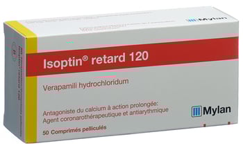 ISOPTIN retard Ret Filmtabl 120 mg Blist 50 Stk | Coop Vitality Apotheke