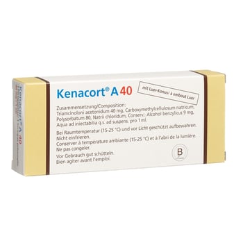 KENACORT 40 Inj Susp 40 mg/ml Spritzamp 1 ml | Coop Vitality Apotheke