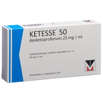 KETESSE sol inj 50 mg/2ml amp 2 ml | Pharmacie Coop Vitality