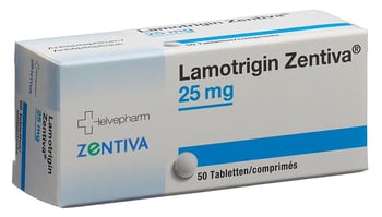 LAMOTRIGINE Zentiva Disp Tabl 25 mg Blist 50 Stk | Coop Vitality Apotheke