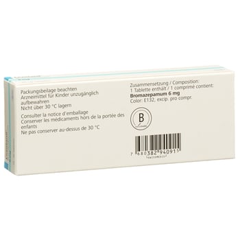 LEXOTANIL Tabl 6 mg Blist 30 Stk | Coop Vitality Apotheke