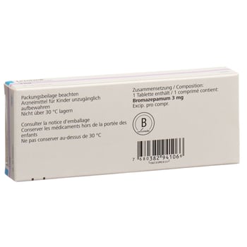 LEXOTANIL Tabl 3 mg Blist 30 Stk | Coop Vitality Apotheke