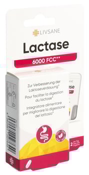 LIVSANE Lactase 6000 FCC cpr 100 pce | Pharmacie Coop Vitality