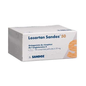 LOSARTAN Sandoz Filmtabl 50 mg Blist 98 Stk | Coop Vitality Apotheke