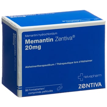 MEMANTINE Zentiva Filmtabl 20 mg Blist 98 Stk | Coop Vitality Apotheke