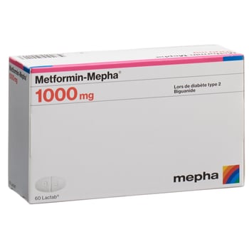 METFORMINE Mepha Filmtabl 1000 mg Blist 60 Stk | Coop Vitality Apotheke