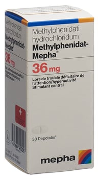 METHYLPHENIDATE Mepha Ret Tabl 36 mg Ds 30 Stk | Coop Vitality Apotheke