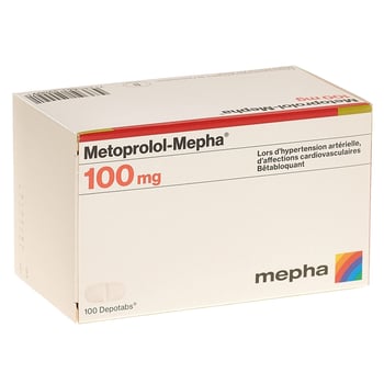 METOPROLOL Mepha Depotabs 100 mg Blist 100 Stk | Coop Vitality Apotheke