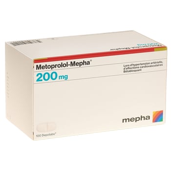 METOPROLOL Mepha Depotabs 200 mg Blist 100 Stk | Coop Vitality Apotheke