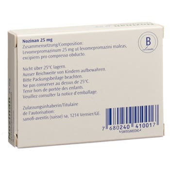 NOZINAN Filmtabl 25 mg Blist 20 Stk | Coop Vitality Apotheke