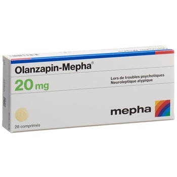 OLANZAPINE Mepha Tabl 20 mg Blist 28 Stk | Coop Vitality Apotheke