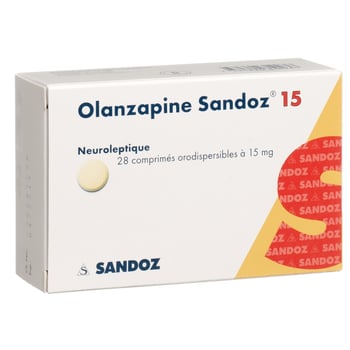OLANZAPINE Sandoz Schmelztabl 15 mg Blist 28 Stk | Coop Vitality Apotheke