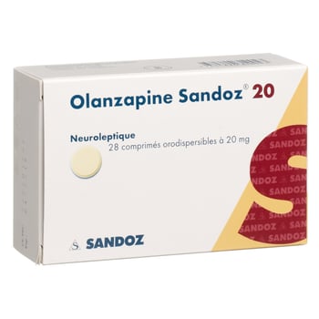 OLANZAPINE Sandoz Schmelztabl 20 mg Blist 28 Stk | Coop Vitality Apotheke