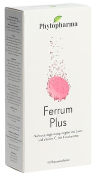 PHYTOPHARMA Ferrum Plus Brausetabl 40 Stk | Coop Vitality Apotheke