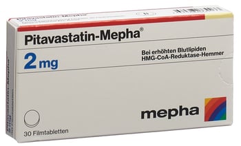 PITAVASTATIN Mepha Filmtabl 2 mg Blist 30 Stk | Coop Vitality Apotheke