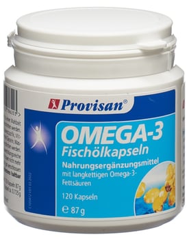 PROVISAN Omega 3 Fischöl Kaps Ds 120 Stk | Coop Vitality Apotheke