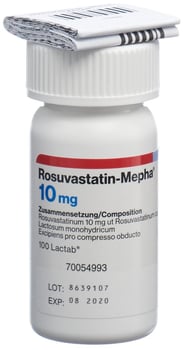 ROSUVASTATINE Mepha Filmtabl 10 mg Blist 100 Stk | Coop Vitality Apotheke