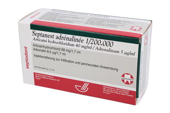 SEPTANEST adrénalinée 1/200000 sol inj cartouches 1.7 ml | Pharmacie ...