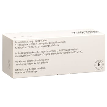 Serdolect Filmtabl 20 mg Blist 98 Stk | Coop Vitality Apotheke