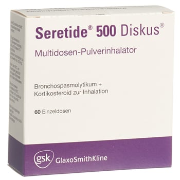 SERETIDE 500 Diskus Inh Plv 60 Dos | Coop Vitality Apotheke