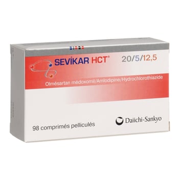 SEVIKAR HCT Filmtabl 20/5/12.5 mg Blist 98 Stk | Coop Vitality Apotheke